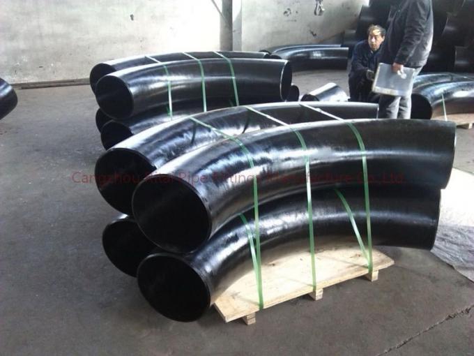45D 90D Steel Pipe Bends And Elbows Long Radius ANSI CS For Chemical ...