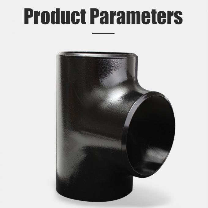 DN 200 DN600 Equal Tee Pipe Fitting Mild Steel Buttweld 2" - 8" Sch40 ...